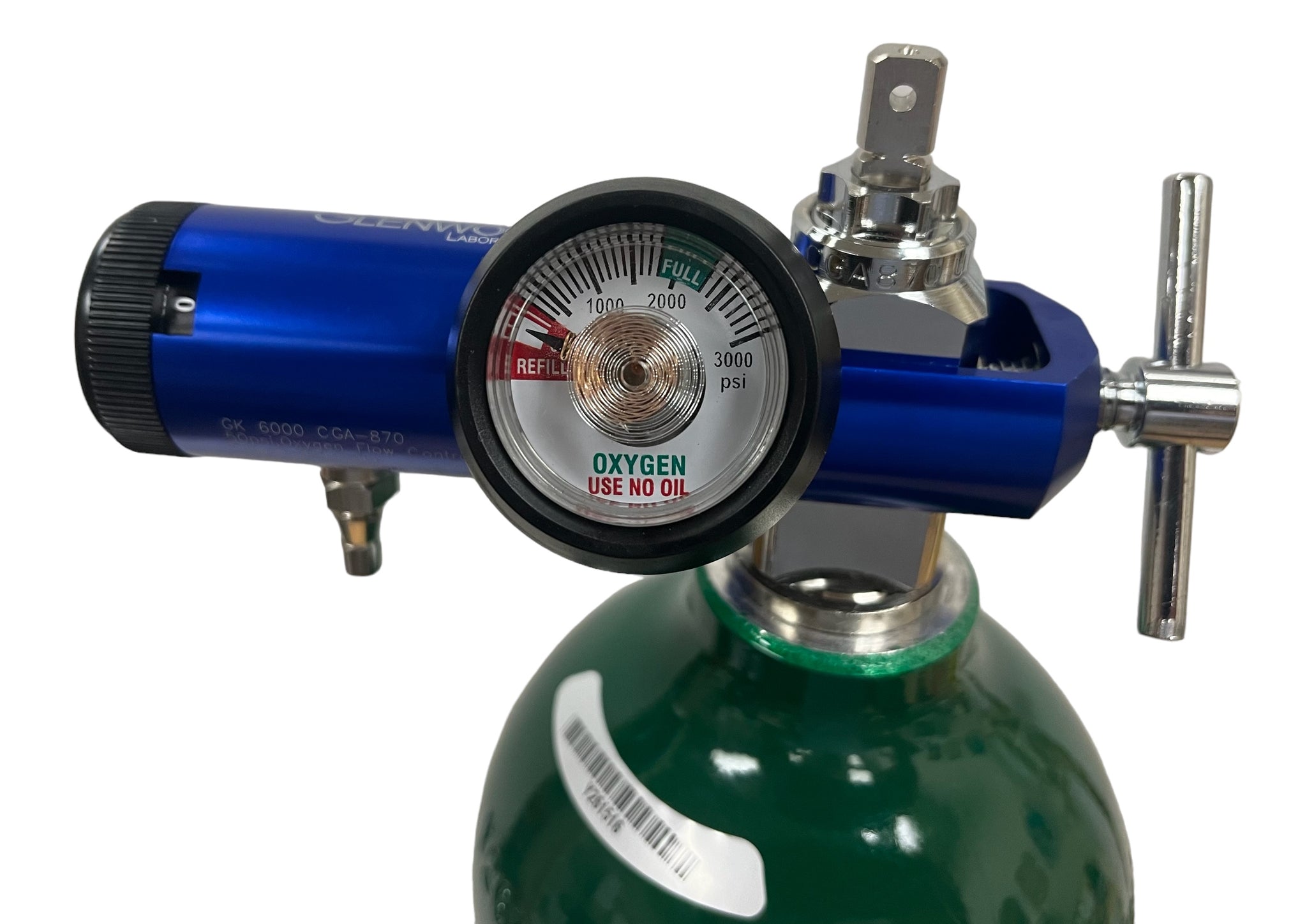 Brass / Aluminum Adjustable Oxygen Therapy Regulators | SERVOXY INC