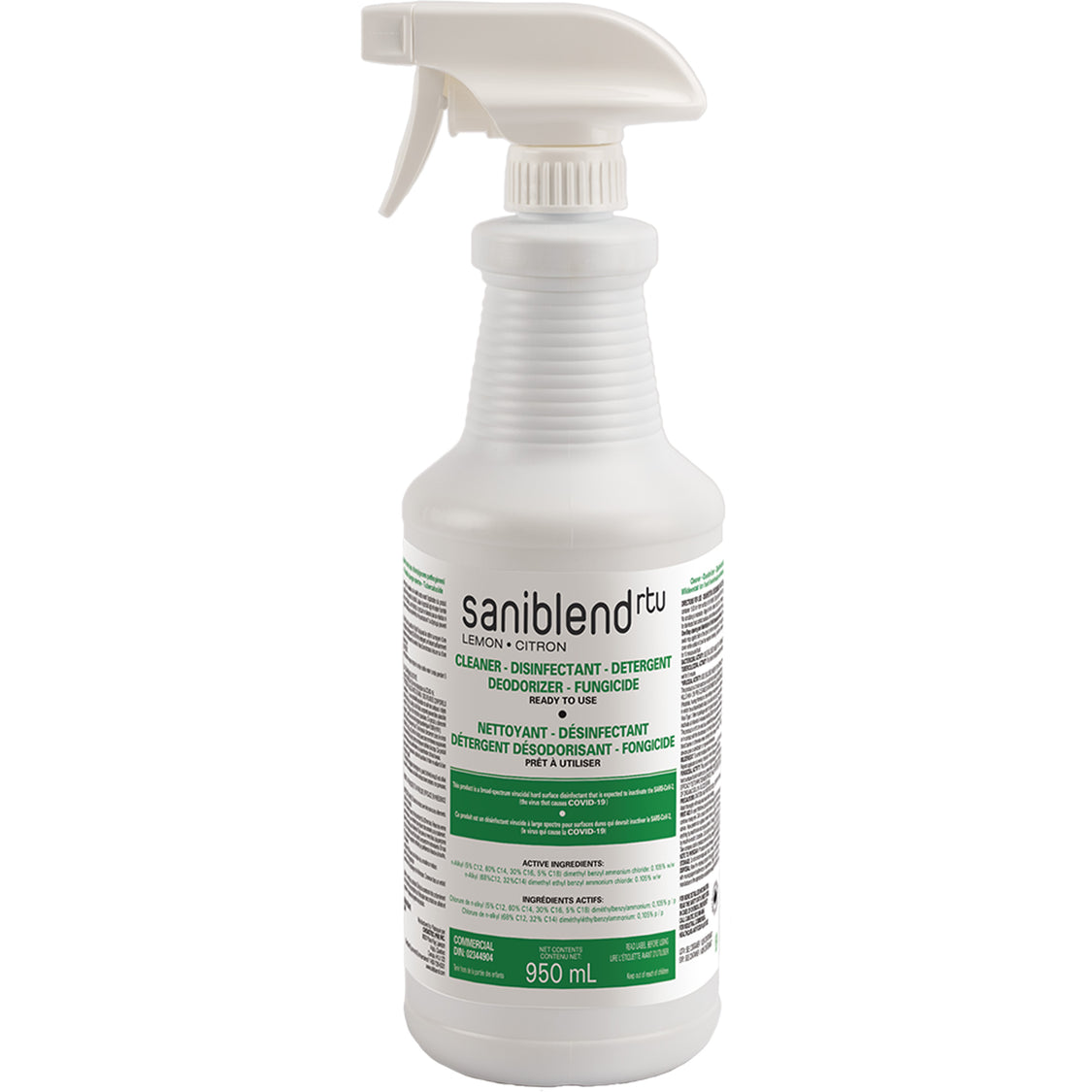 SaniBlend™ Ready-To-Use Disinfectant & Sanitizer - 950 ml Trigger Bott ...