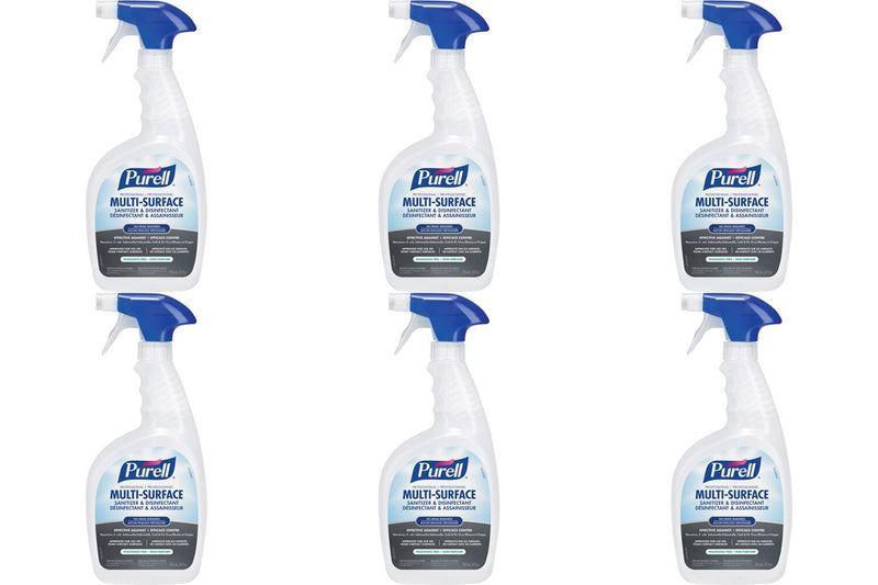 Purell Professional 6 X Multi-Surface Sanitizer & Disinfectant, Trigger ...