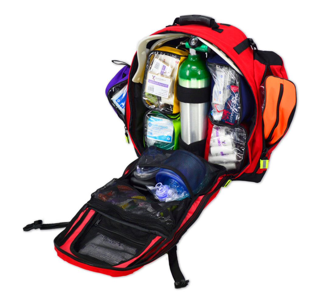 TacMed ALS Oxygen Trauma Backpack w/ O2 Bottle & Stocked Kit D | Servoxy