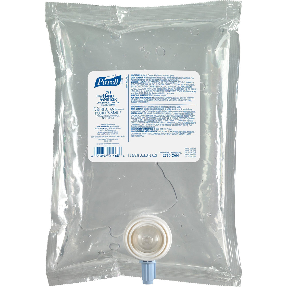 PURELL 70% Advanced Hand Sanitizer-2770-08-CAN00 - SERVOXY INC – Servoxy