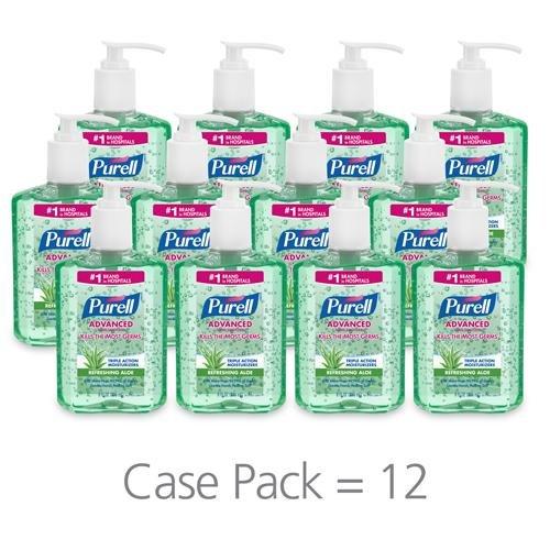 PURELL Hand Sanitizer with Aloe 9674-12 Case Pack 8 oz Pump | SERVOXY INC