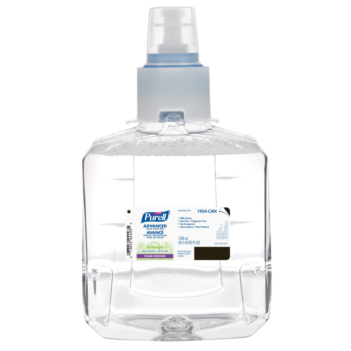 Purell LTX12 Advanced Foam Hand Sanitizer, 1200 ml, Cartridge Refill ...