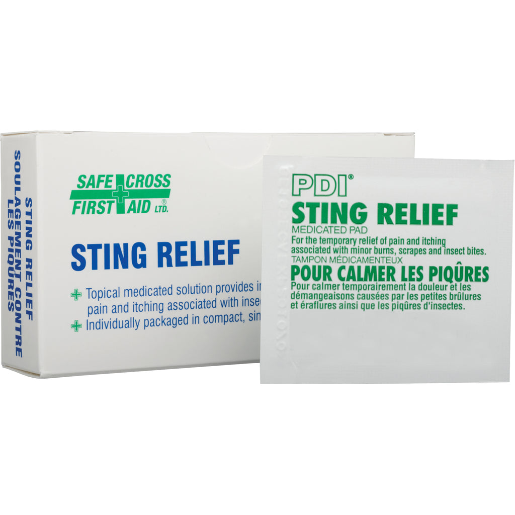 After Bite Sting Relief Swabs | SERVOXY INC