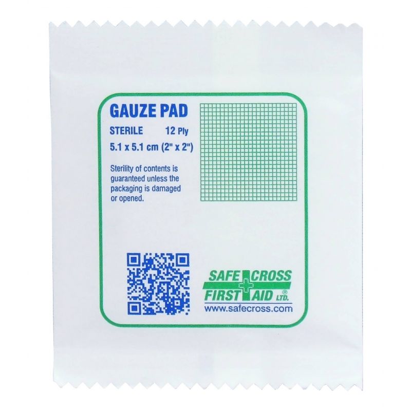 Gauze , Pad, 2" L x 2" W, Sterile, Medical Device Class 1 | Servoxy